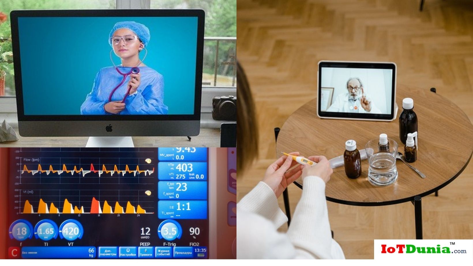 Wireless patient monitoring using IoT